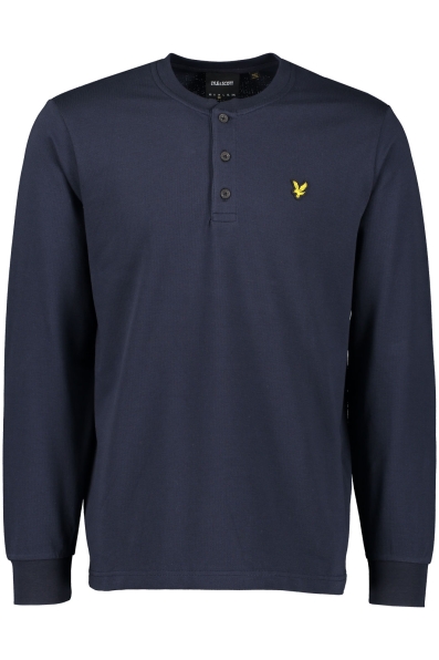 Lyle & Scott | Ribbed Henley | ML1715V | MÄRKESKLÄDER - OUTLET
